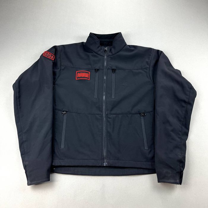 Vintage Muni Operator Work Jacket Large Black San Francisco SF BART ...
