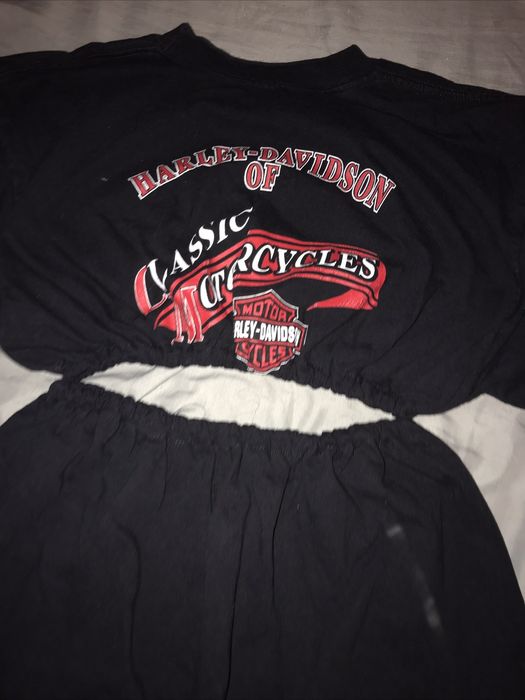 Harley Davidson Harley Davidson Custom ‘Pin-Up Girl’ Ladies Cropped Set ...