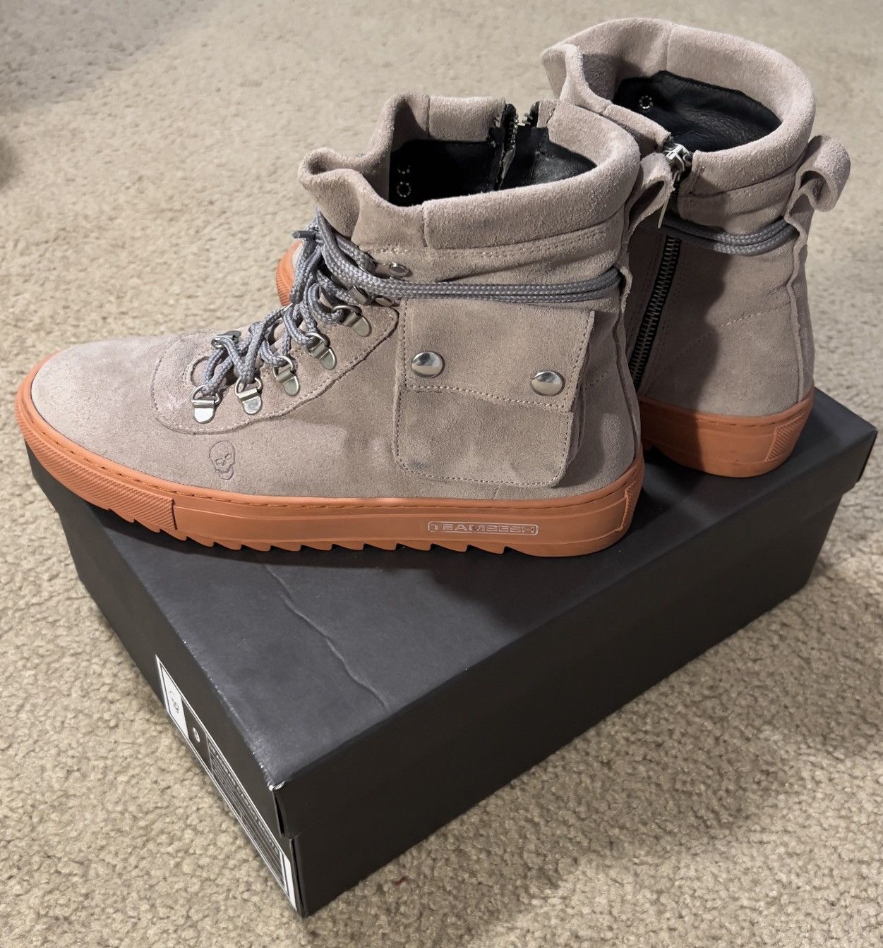Teamsesh DeadMan Cargo Boots | Grailed