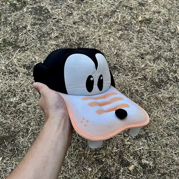 Vintage Vintage 90s Goofy Cap Disney Art Kanye Cap Hat Streetwear | Grailed