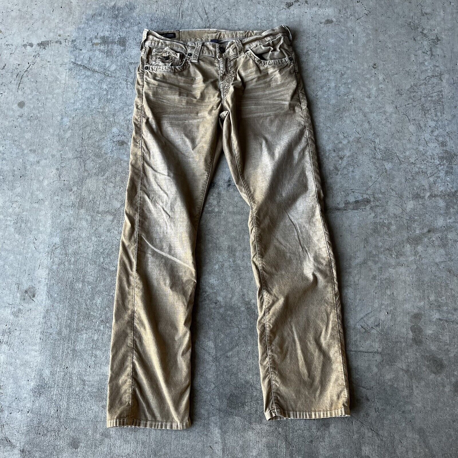 True Religion VTG True Religion jeans Ricky Relaxed Straight 32 Brown ...