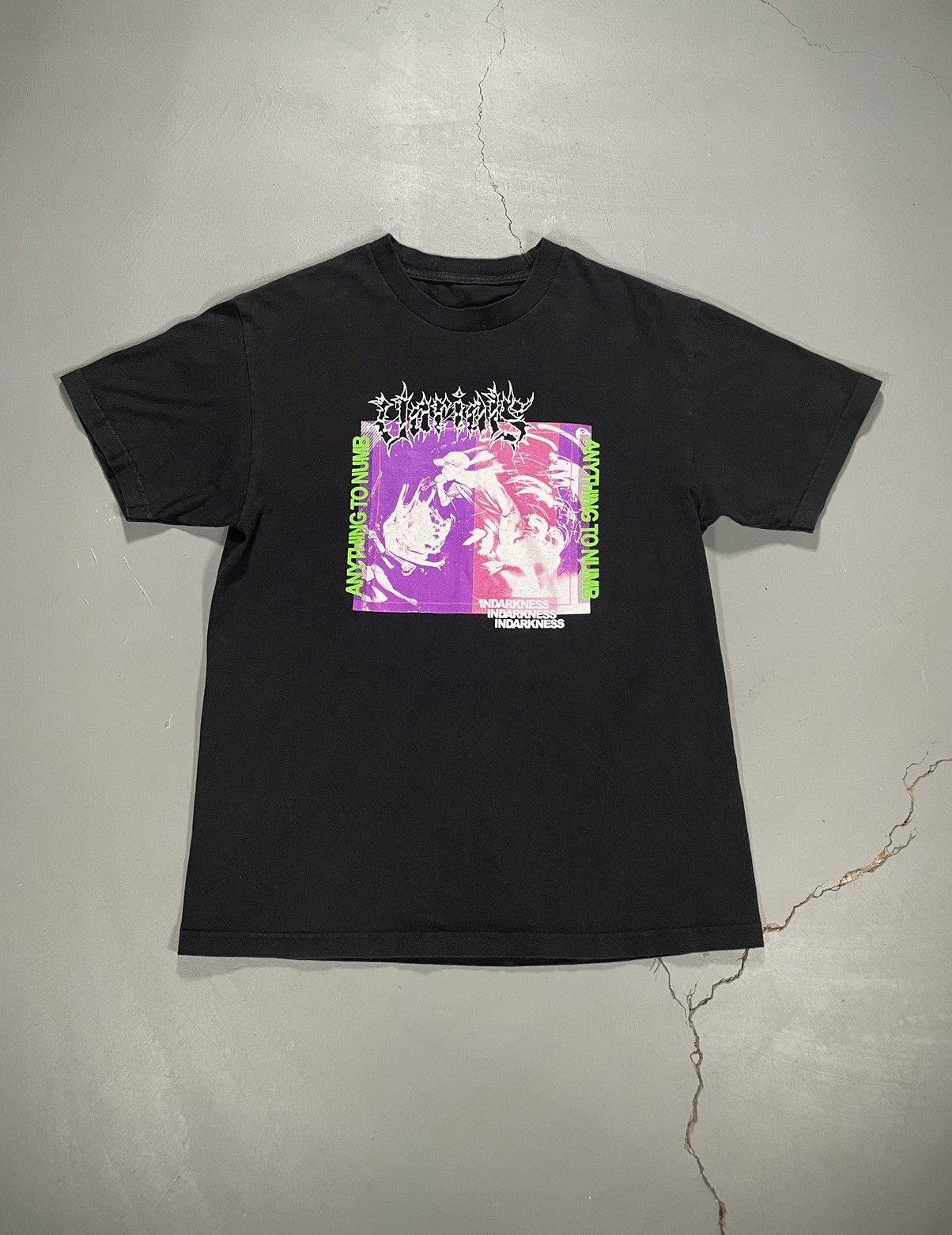 Band Tees RARE Varials Anything to Numb Heavy Metal Deathcore Tee | Grailed