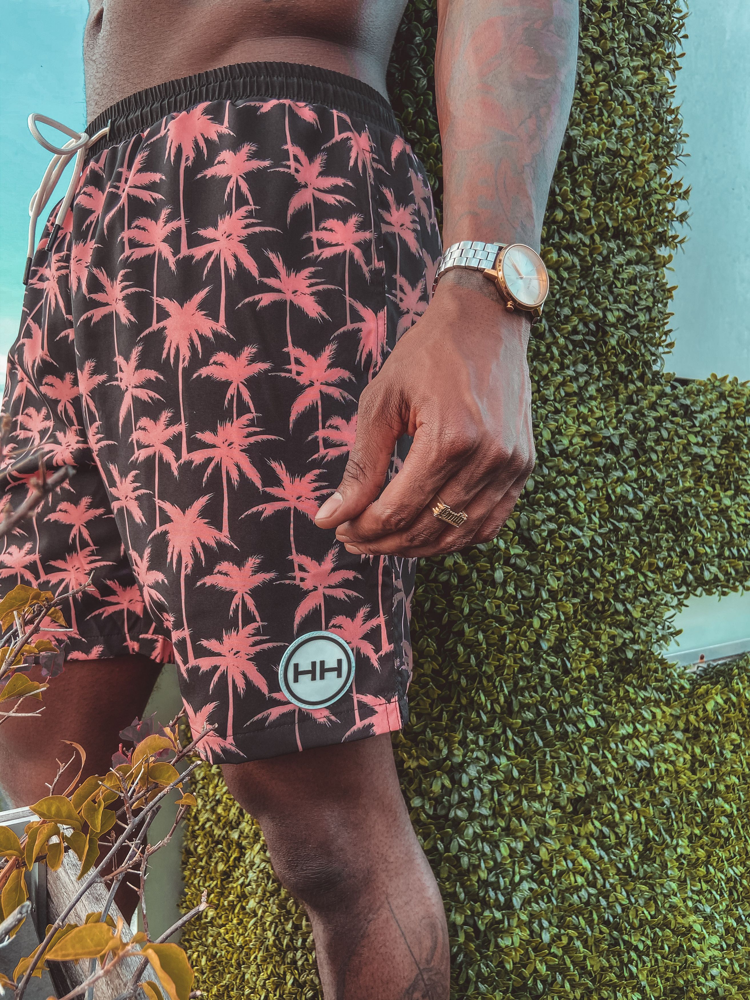 Other Hollywood Hamilton 'Guava Palms' Swim Trunks | Grailed