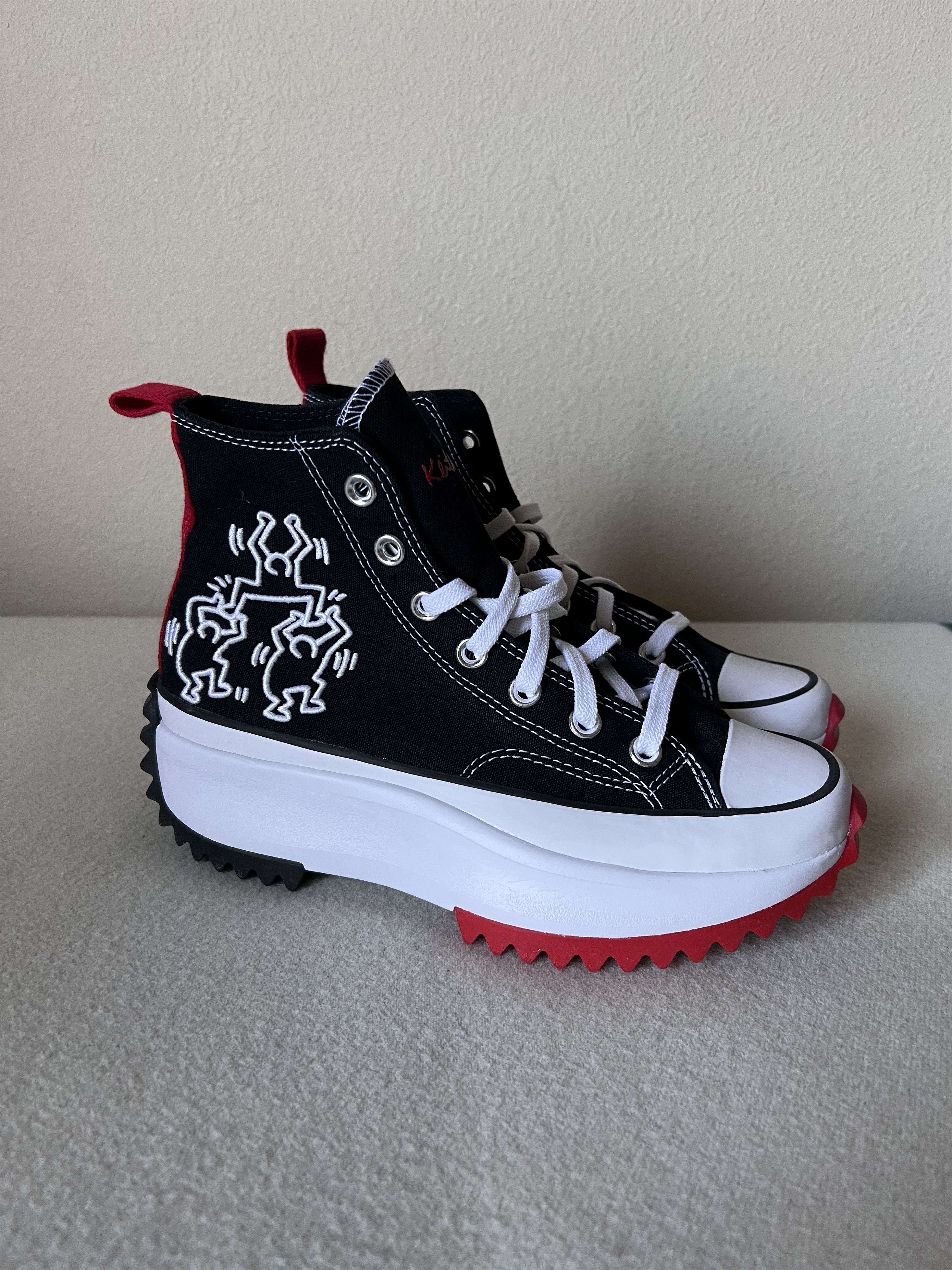 Converse × Keith Haring Converse Keith Haring Run Star Hike in Black ...