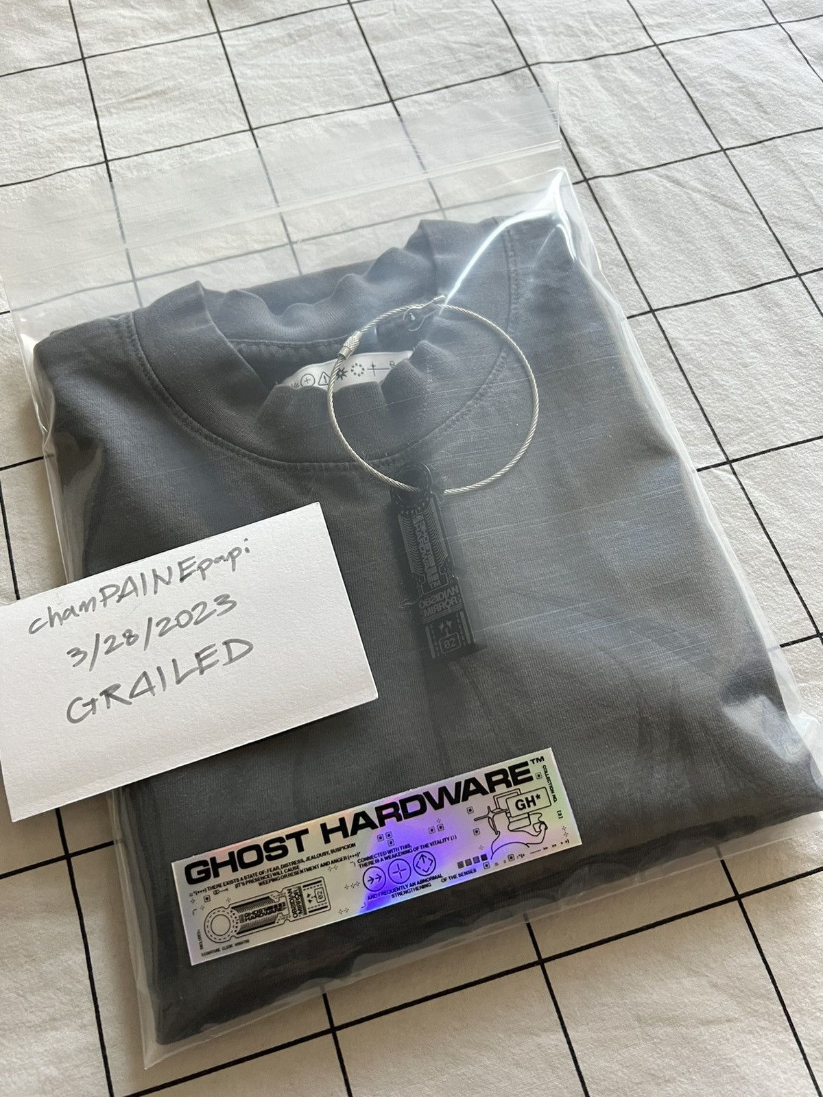 Streetwear Ghost Hardware Obsidian Mirror Tee | Grailed