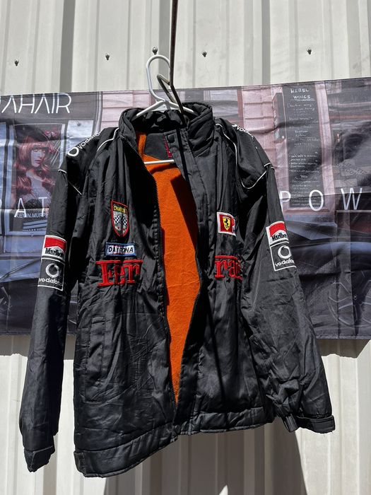 Custom Custom Painted Ferrari Racing Jacket | Grailed