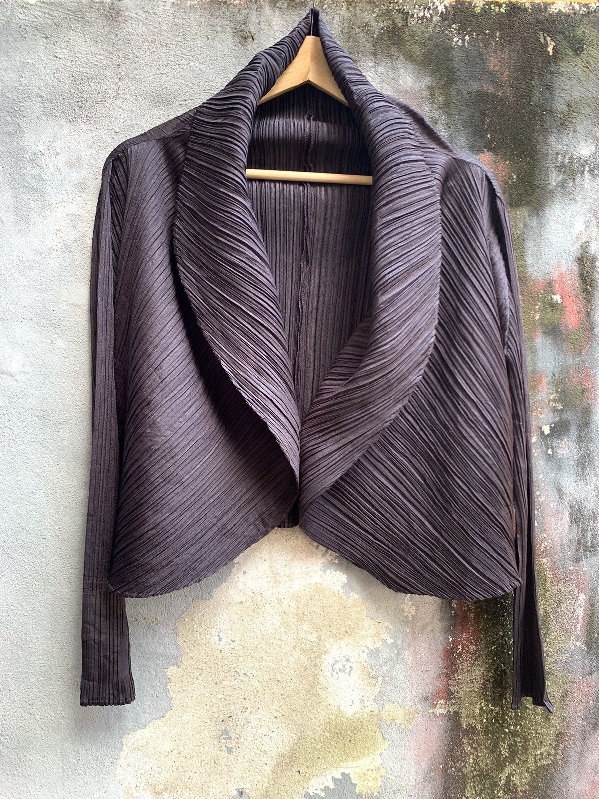 Designer Issey Miyake Pleats Please Pleated Cardigan | Grailed