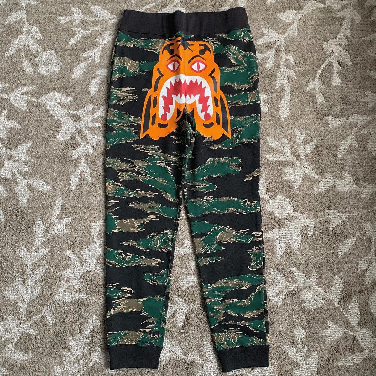 Bape Bape Tiger Camo Tiger Face Slim Sweatpants New | Grailed