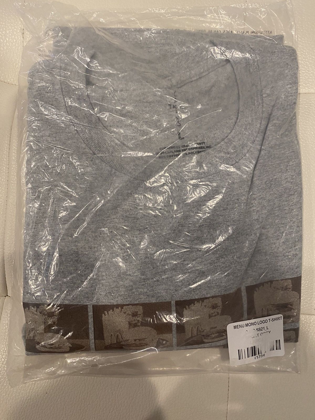 Travis Scott Menu Mono Logo Shirt | Grailed