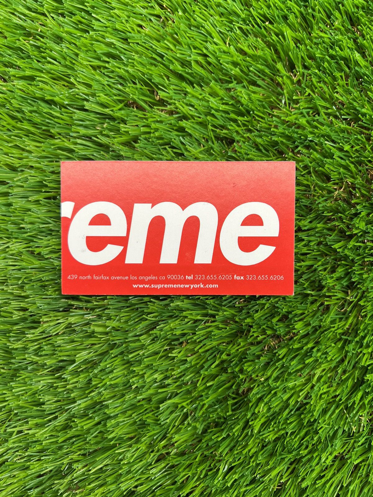 Supreme Supreme business card | Grailed