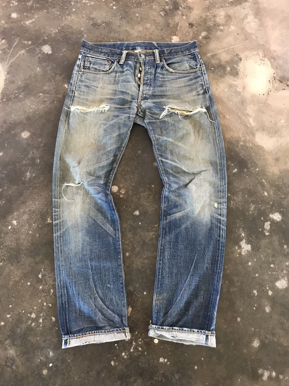 Distressed Denim × RRL Ralph Lauren × Ralph Lauren Ralph Lauren RRL ...