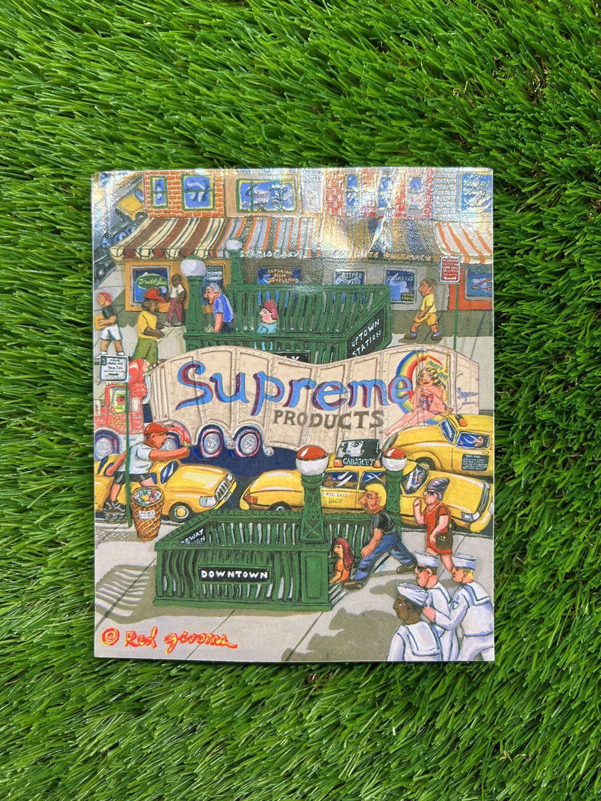 Streetwear × Supreme × Vintage Supreme market sticker | Grailed