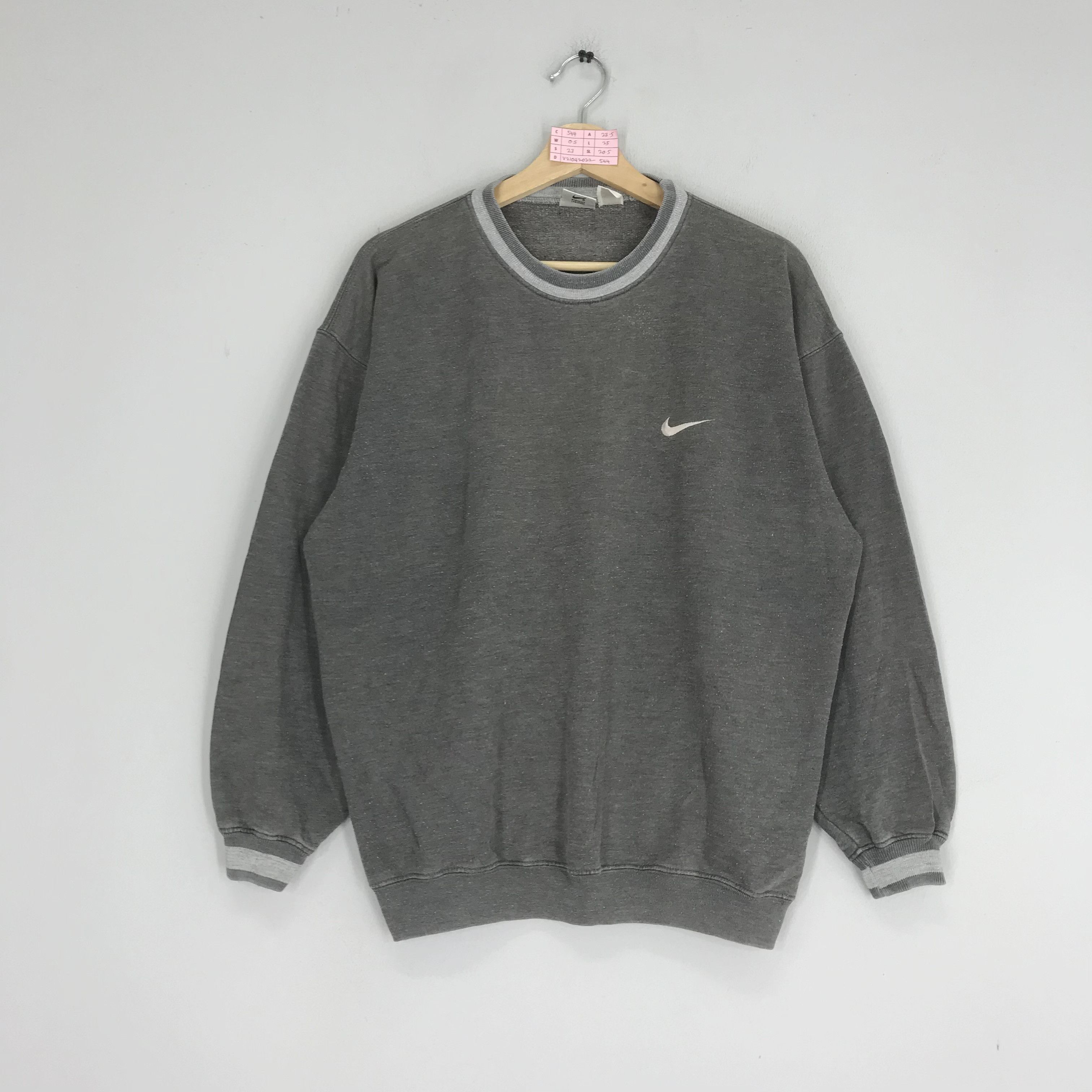 Nike × Nike ACG × Vintage Vintage Nike Grey Tag Embroidery Logo Swoosh ...