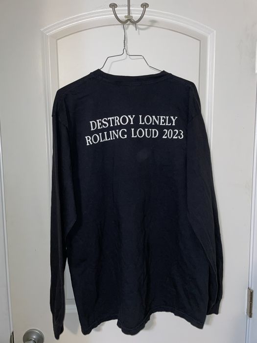 Destroy Lonely Destroy lonely rolling loud longsleeve | Grailed