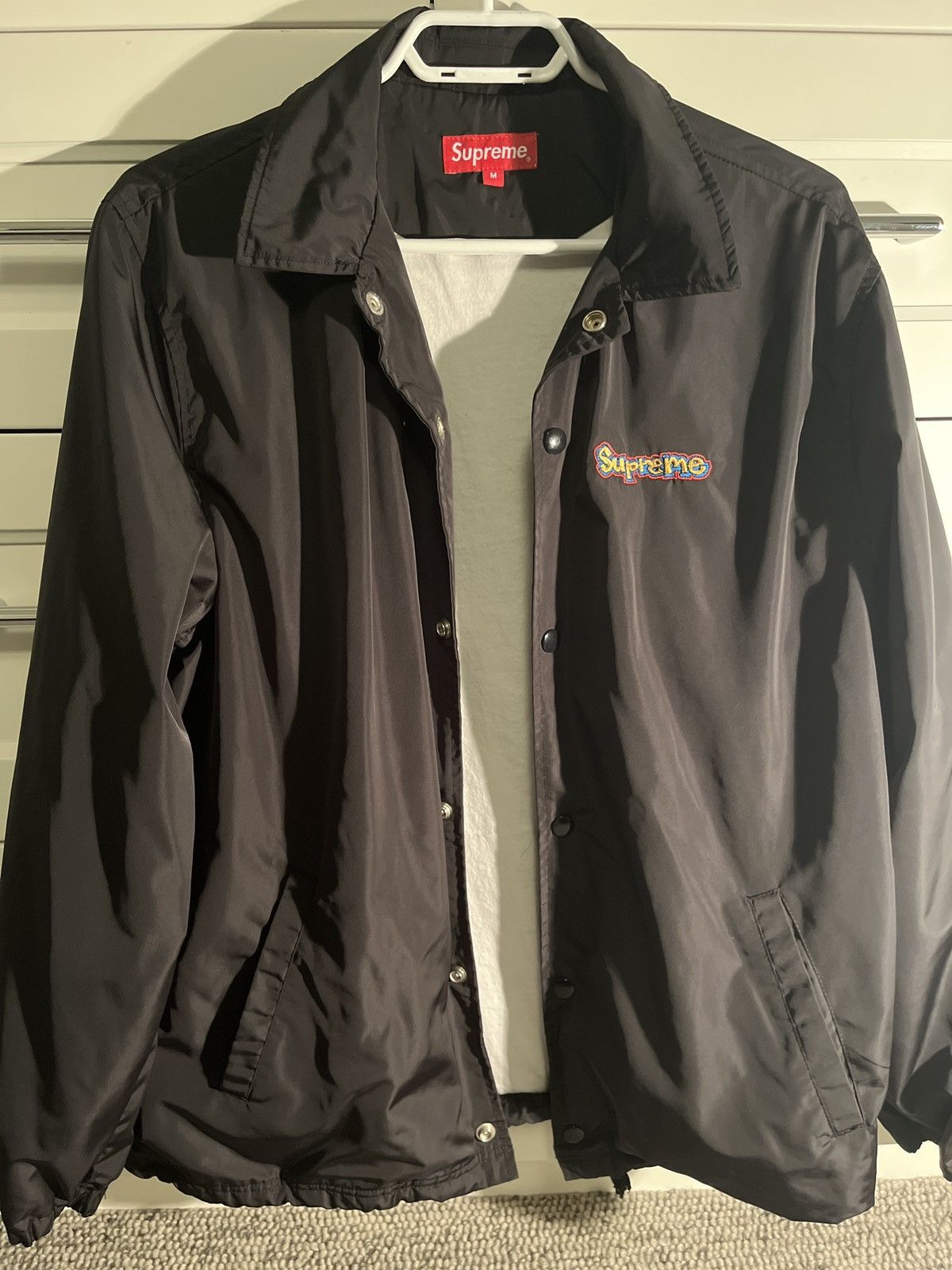 Supreme SS18 Black Supreme Jacket | Grailed