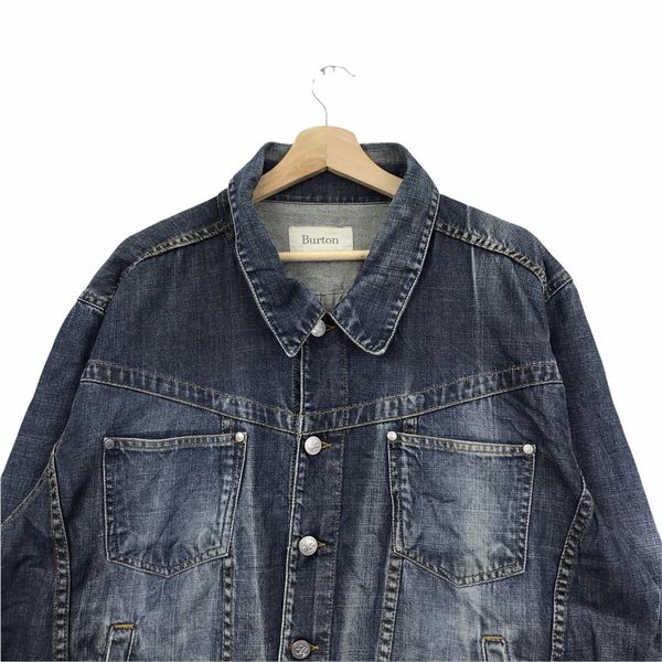 Burton BURTON Japan Denime Blue Jeans Motorcycle Jacket | Grailed