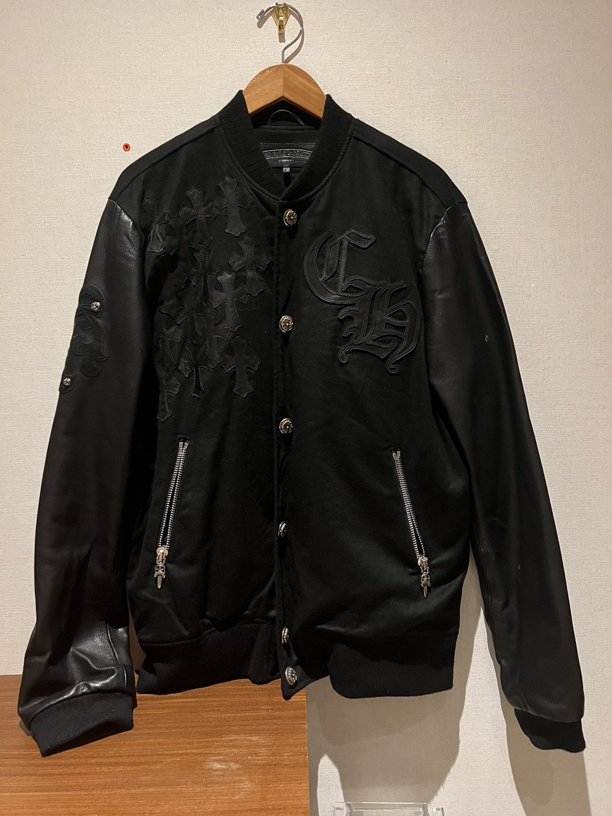 Chrome Hearts Chrome Hearts Cashmere Varsity Jacket | Grailed