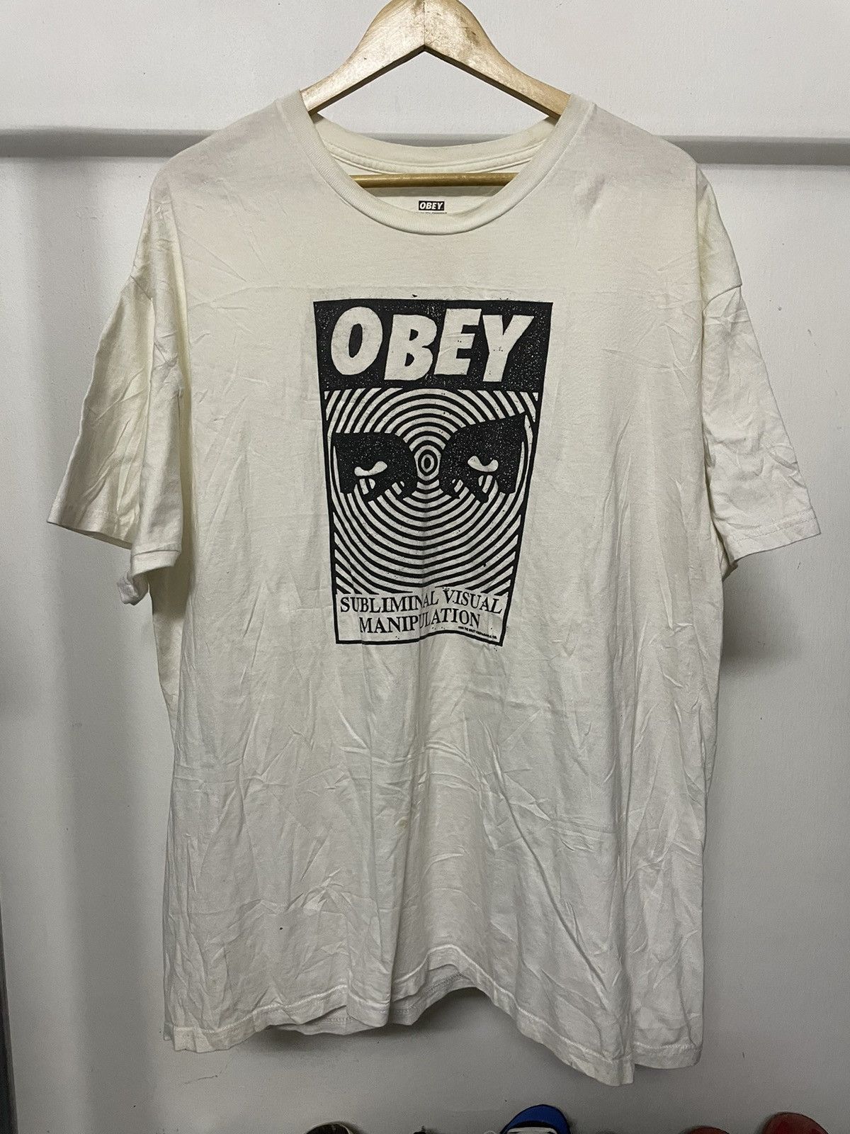 Archival Clothing × Obey × Shepard Fairey Repro Obey 1989 T shirt ...