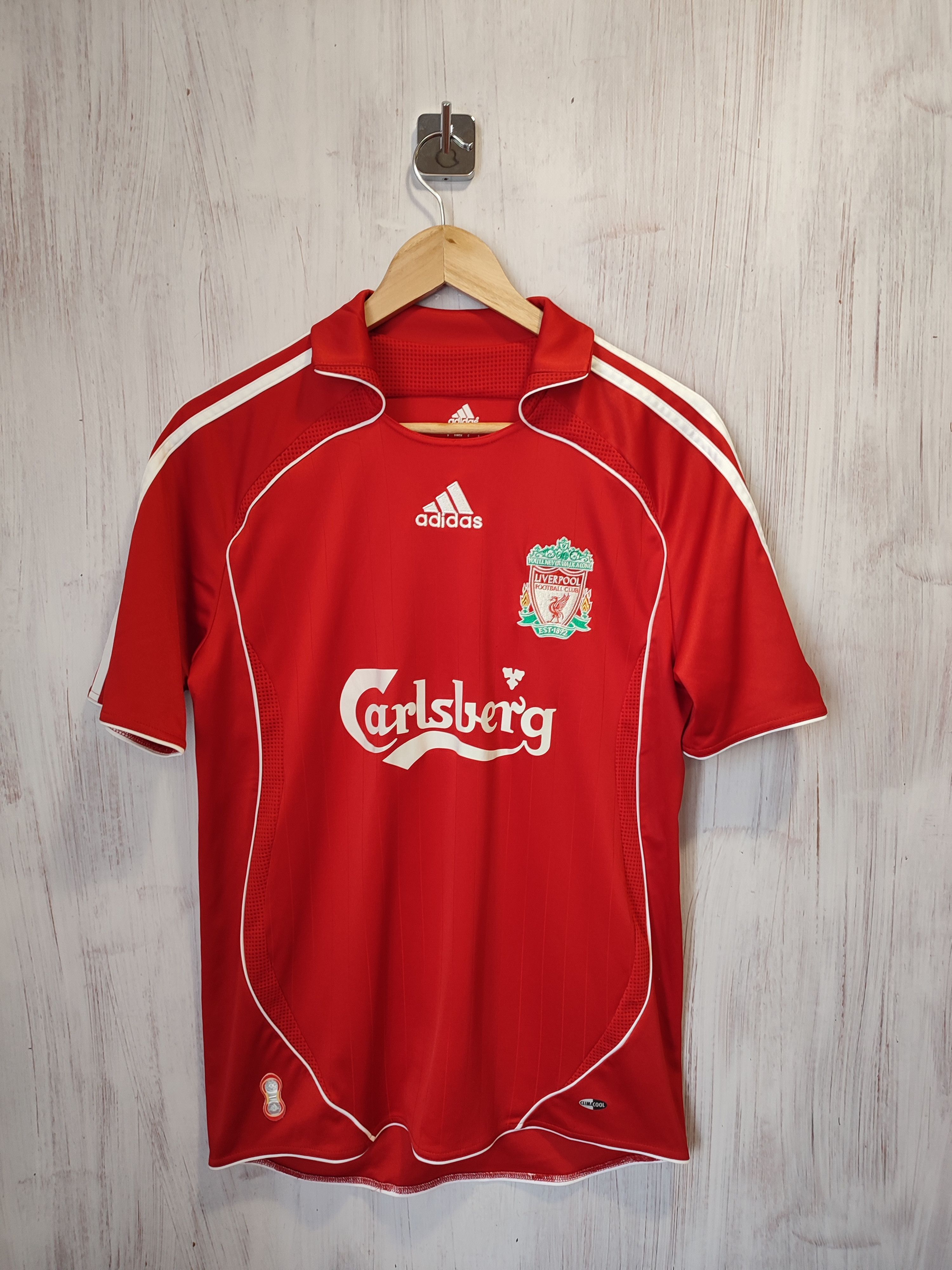 Adidas FC Liverpool 2006 2007 2008 home soccer shirt jersey maillot ...