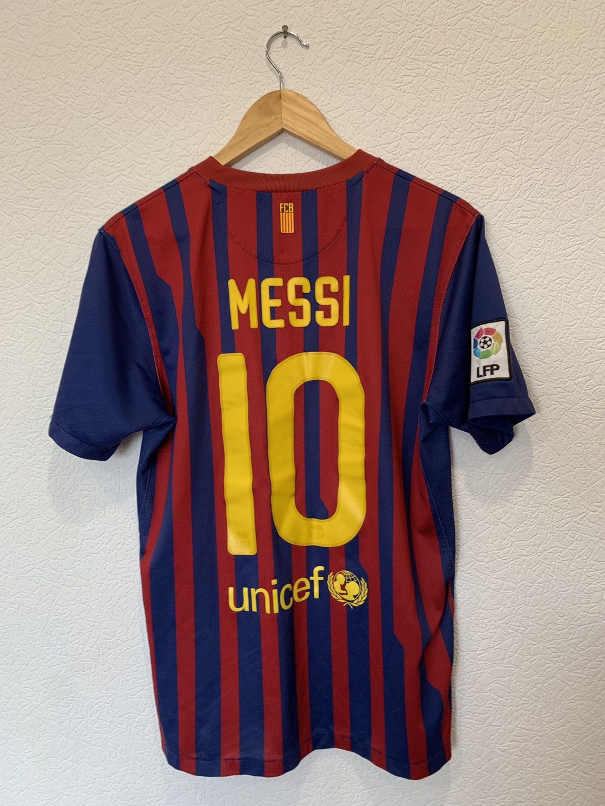 Nike × Vintage MESSI Nike Barcelona 2011/2012 Home Kit Soccer Jersey ...