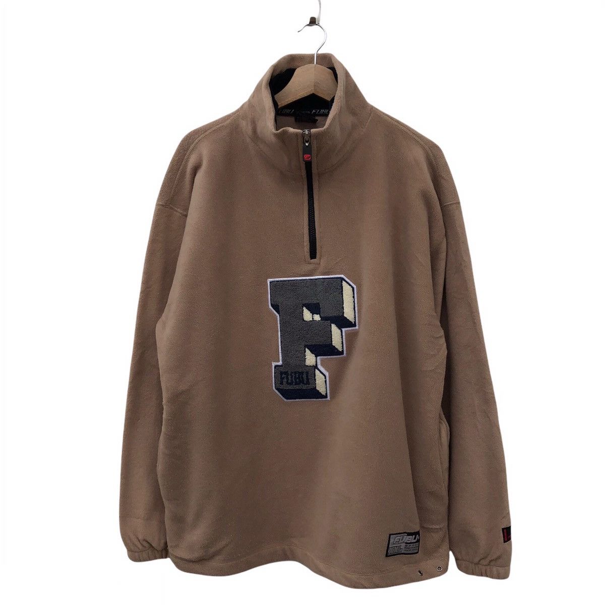 Fubu × Japanese Brand FUBU BIG LOGO EMBROIDERED SWEATSHIRT RARE DESIGN ...