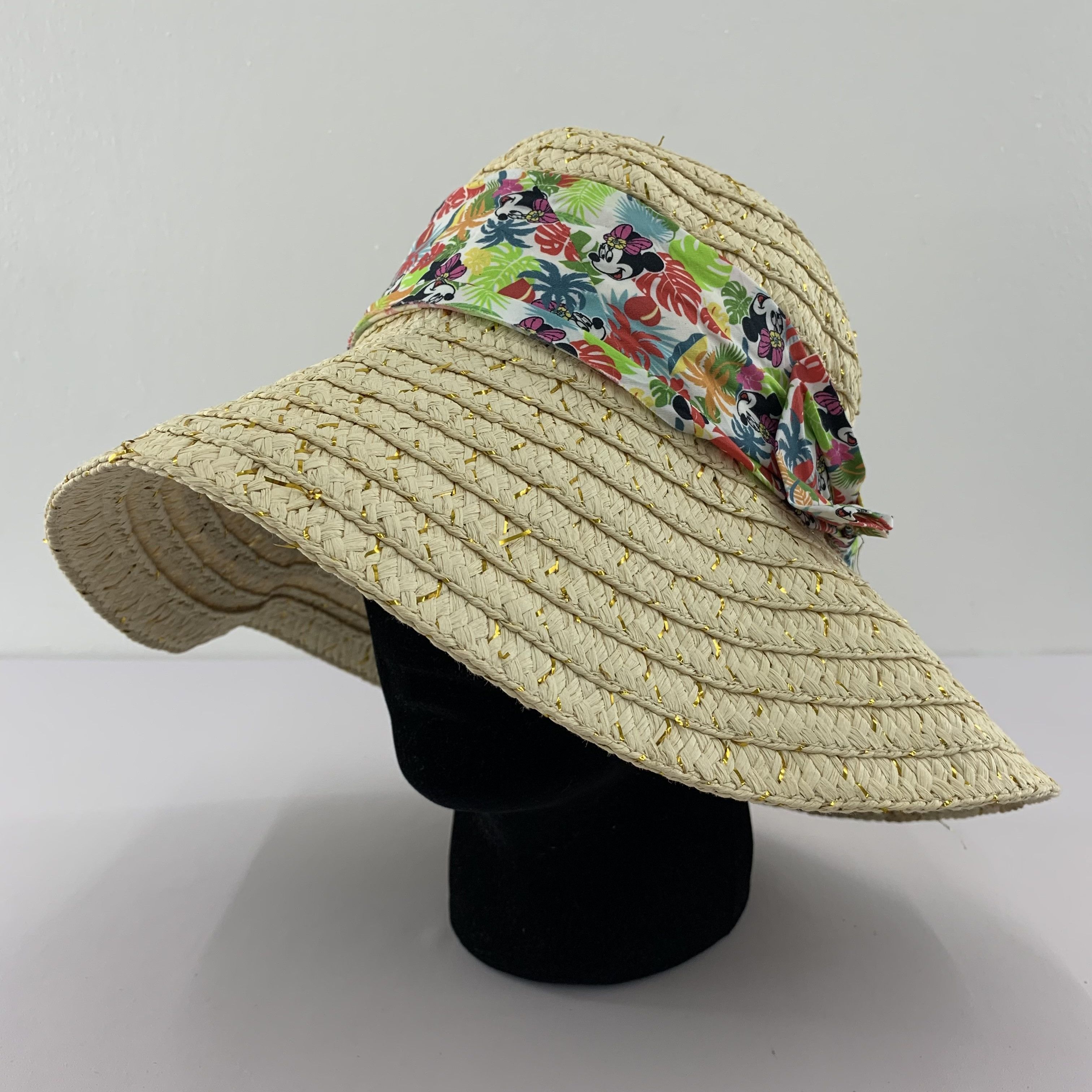 Disney × Hats × Mickey Mouse Disney Mickey Mouse Bucket Straw Hats ...