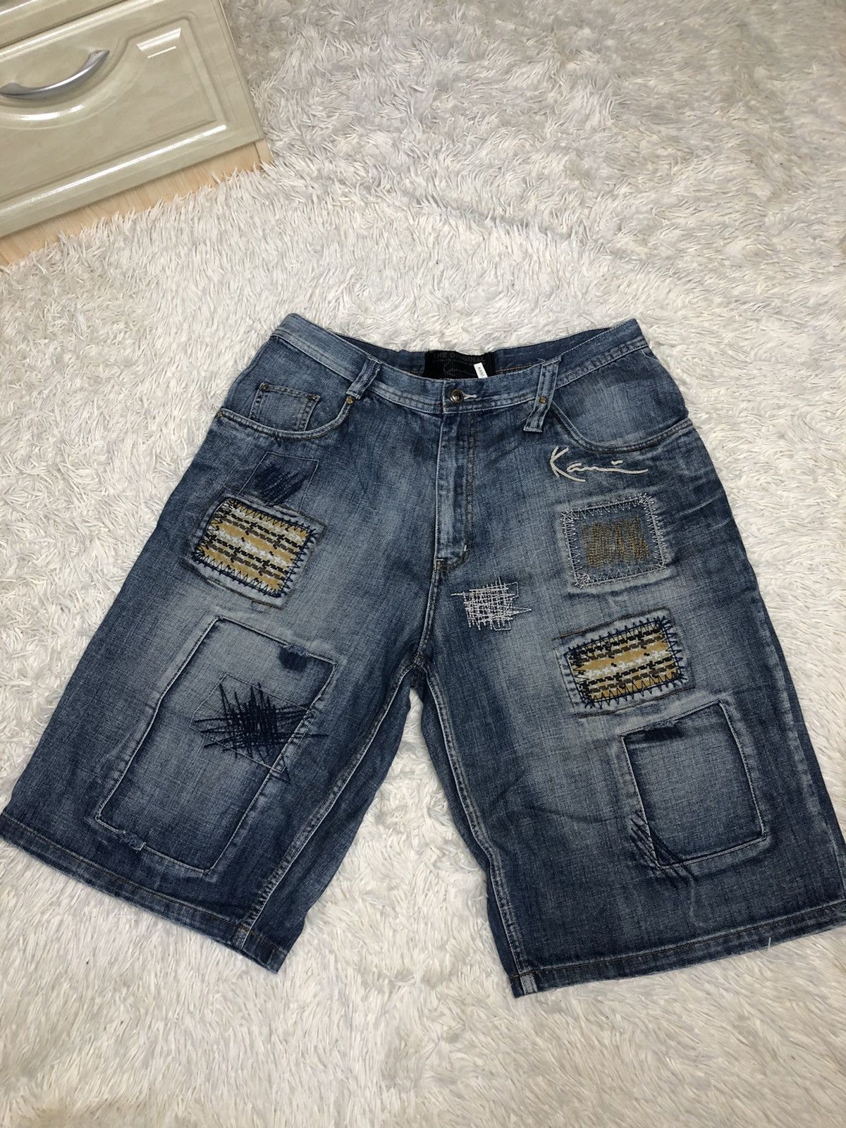 Kani × Karl Kani × Vintage Vintage KARL KANI Denim Logo Pocket ...