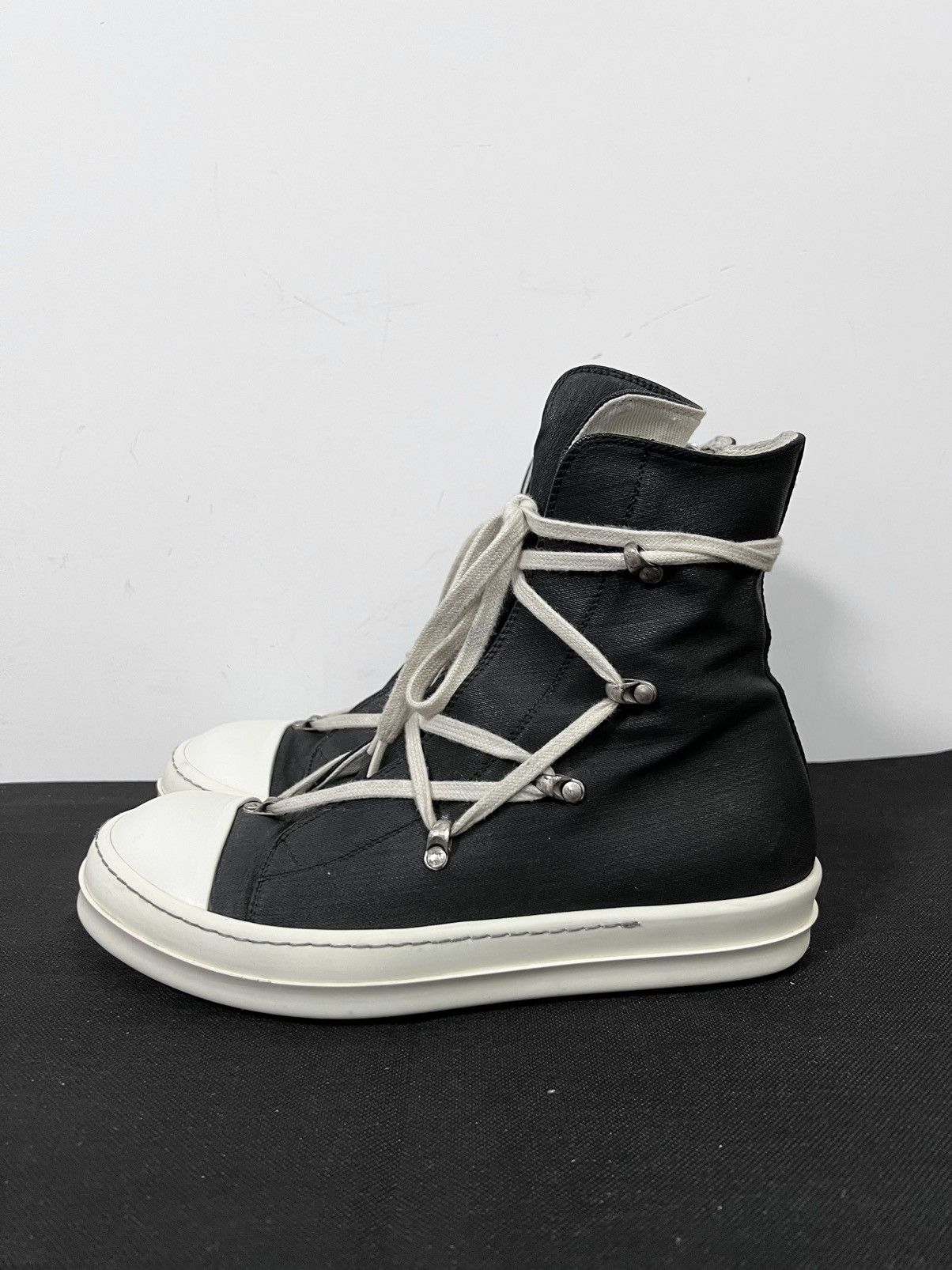 Rick Owens Rick owens drkshdw hexagram ramones high top sneakers sz41 | Grailed