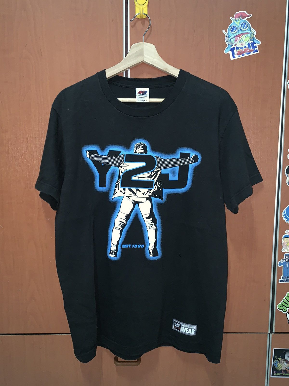 Vintage × WWE × WWF Vintage 00’s Y2J Chris Jericho t-shirt(Binding Now ...