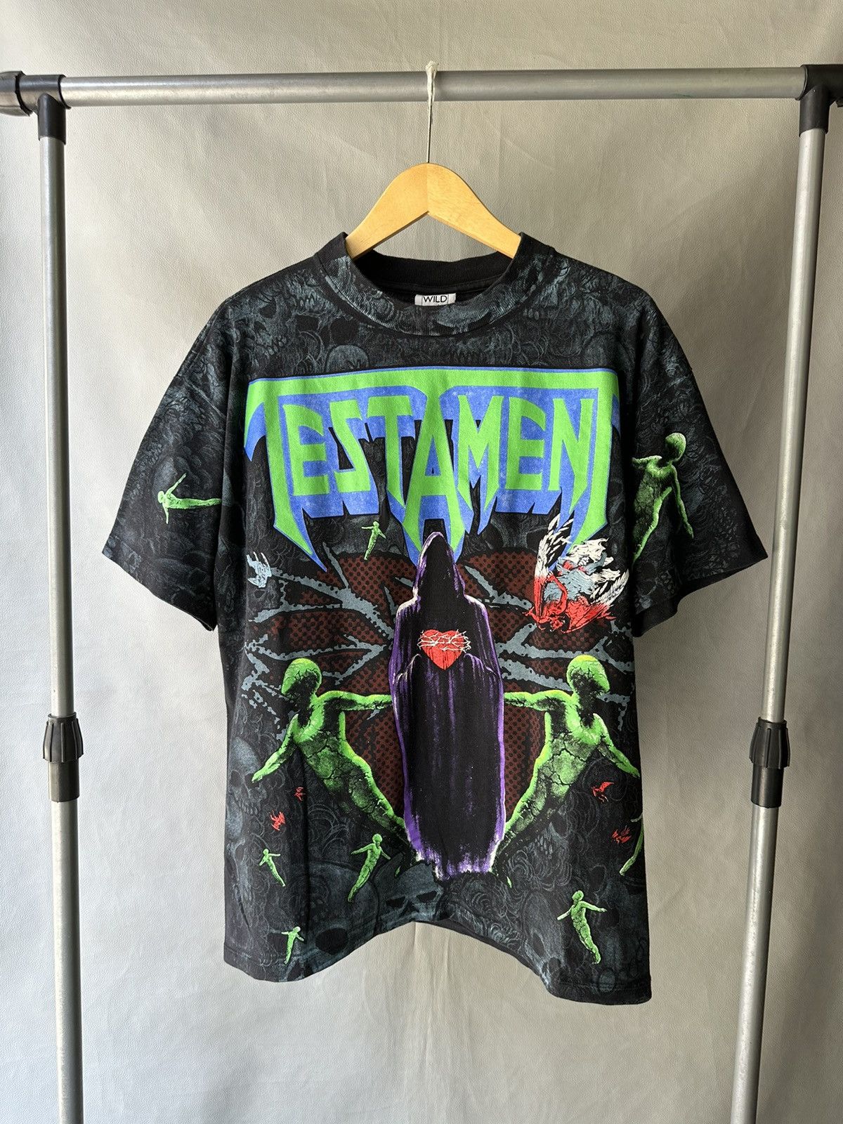 Band Tees × Vintage Vintage 1992 Testament Souls of Black All over ...