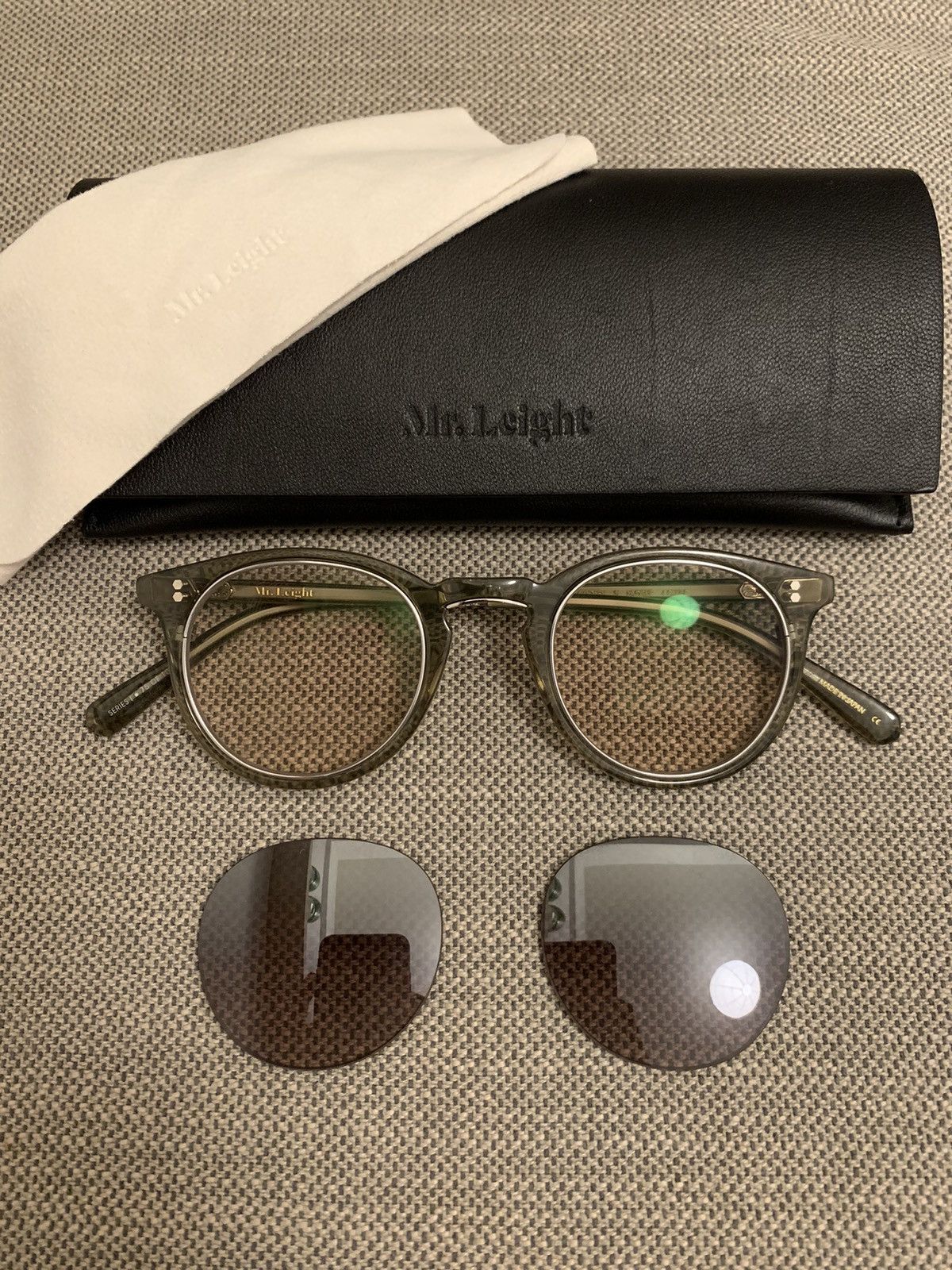 Mr. Leight Crosby S Sunglasses Hunter with extra Tinted Lens | Grailed