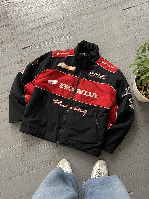 Honda Vintage Honda Racing Team Moto Jacket | Grailed