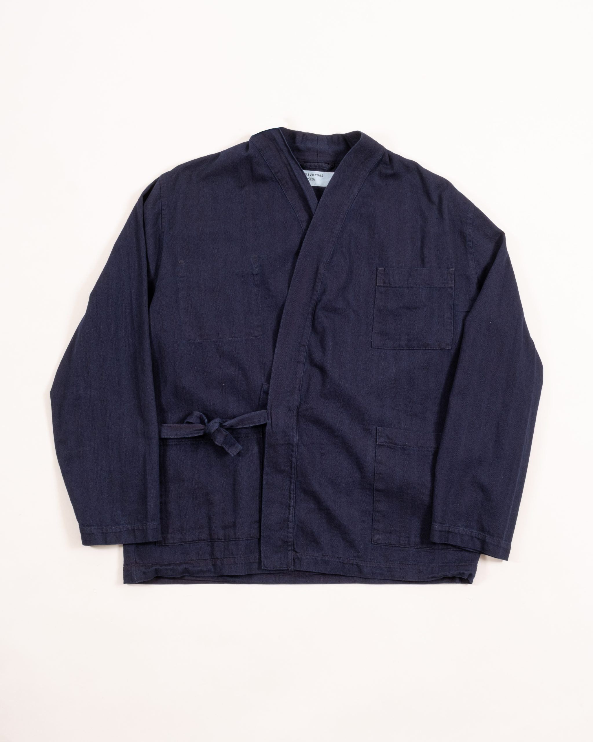 Universal Works Kyoto Work Jacket in Herringbone Denim | Grailed