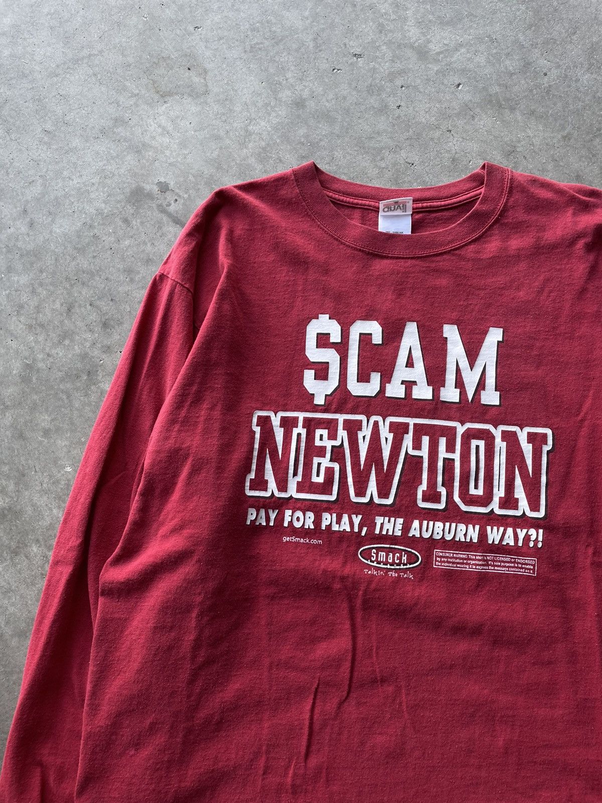 Vintage y2k cam newton ‘scam newton’ parody tee | Grailed