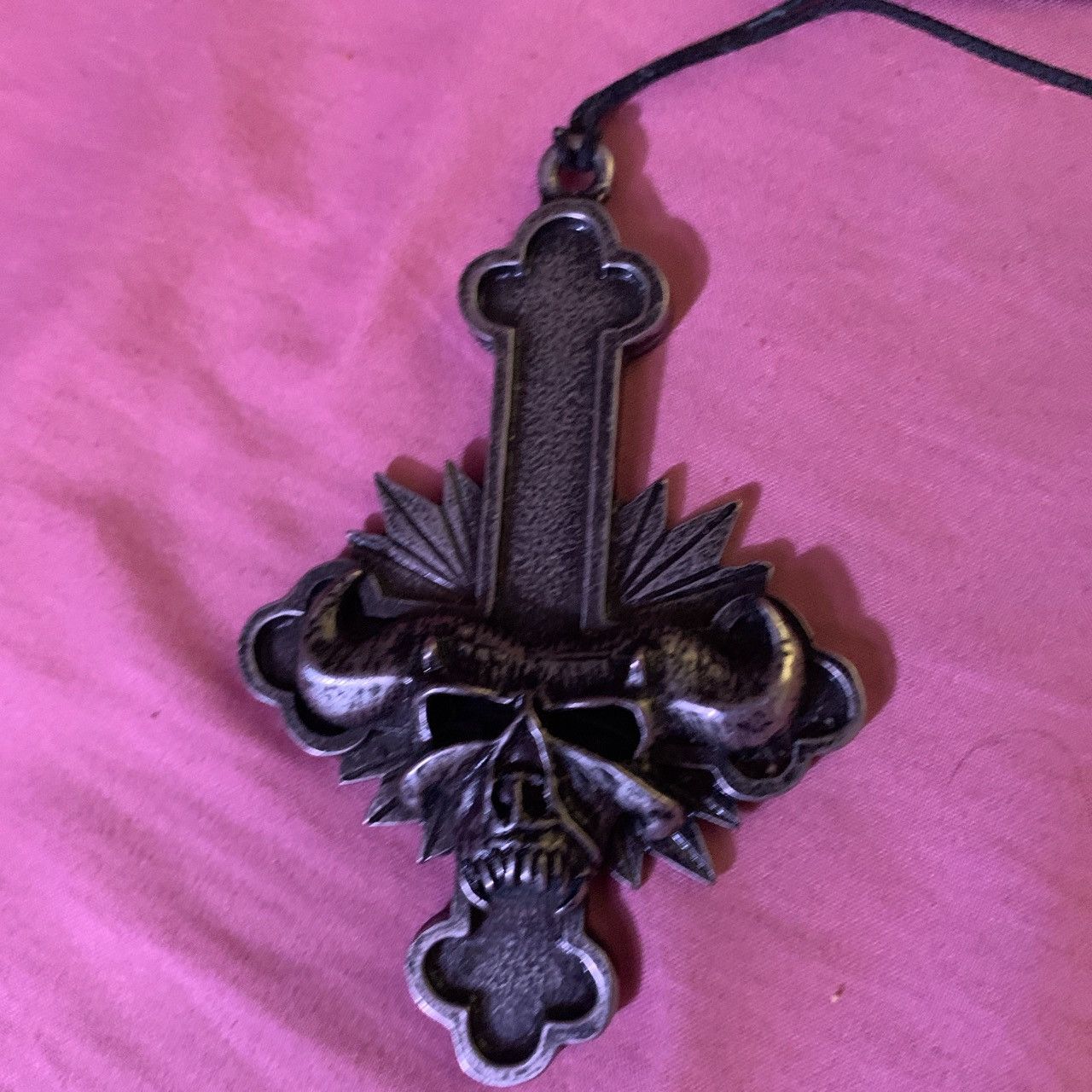 Vintage *RARE* LUCIFUGE DANZIG CROSS NECKLACE | Grailed