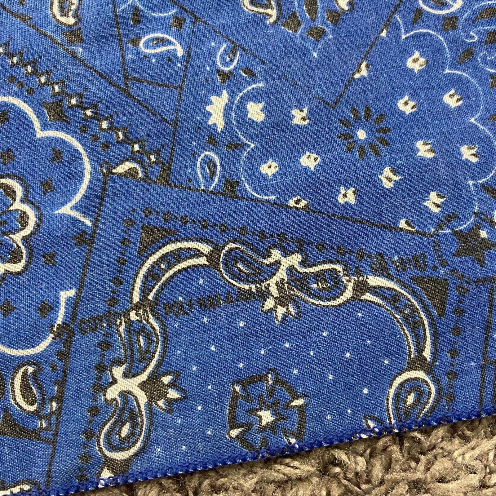 Vintage Vintage Paisley Bandana Pocket Square 80s 90s Made in USA | Grailed