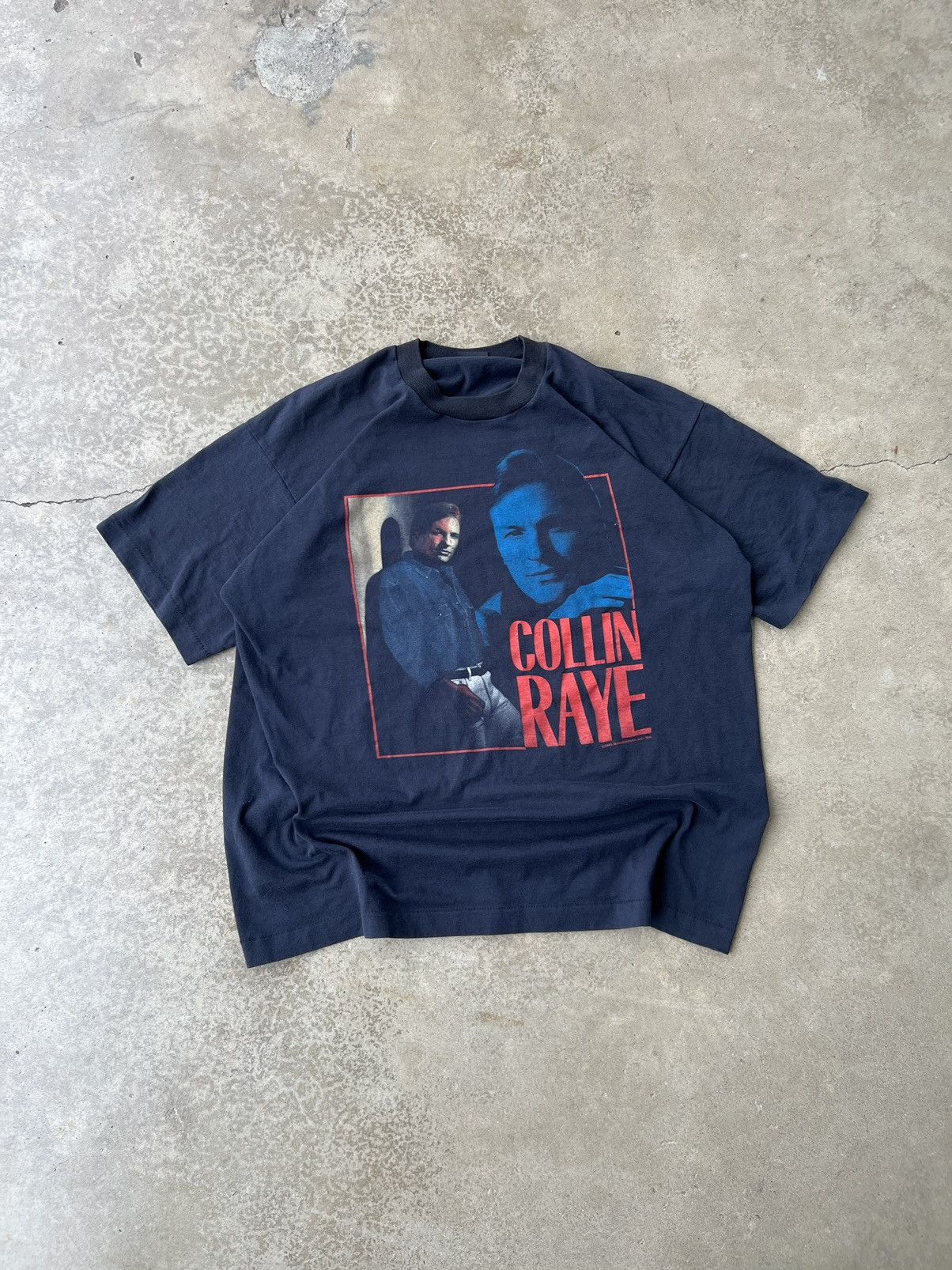 Band Tees × Streetwear × Vintage Vintage Faded Collin Raye Concert ...