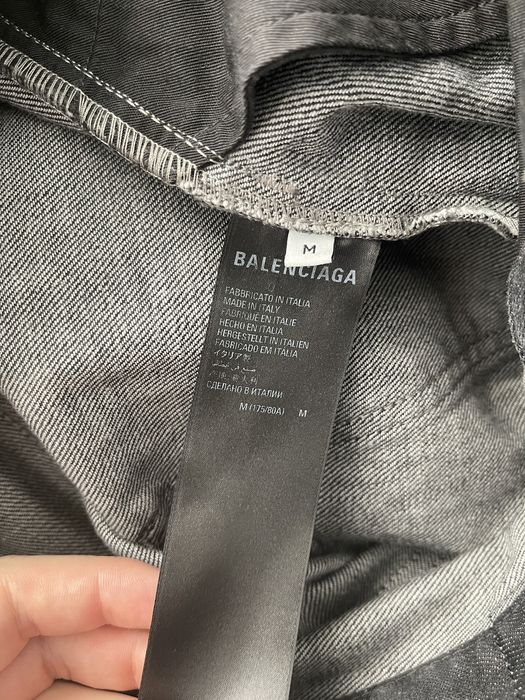 Balenciaga Men’s Destroyed Super Large Baggy Pants Black Jeans | Grailed Balenciaga Men’s Destroyed Super Large Baggy Pants Black Jeans | Grailed