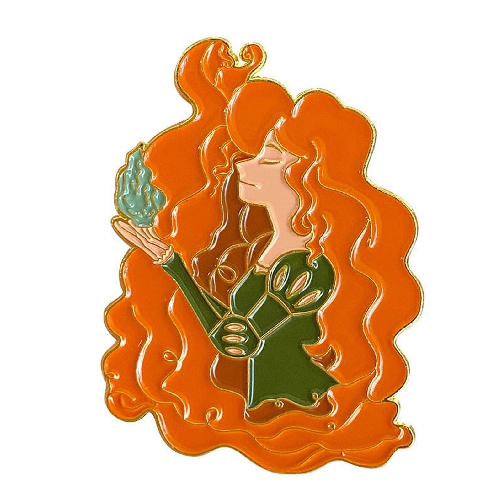 Enamel Disney Brave Princess Merida Hard Enamel Pins 27 | Grailed