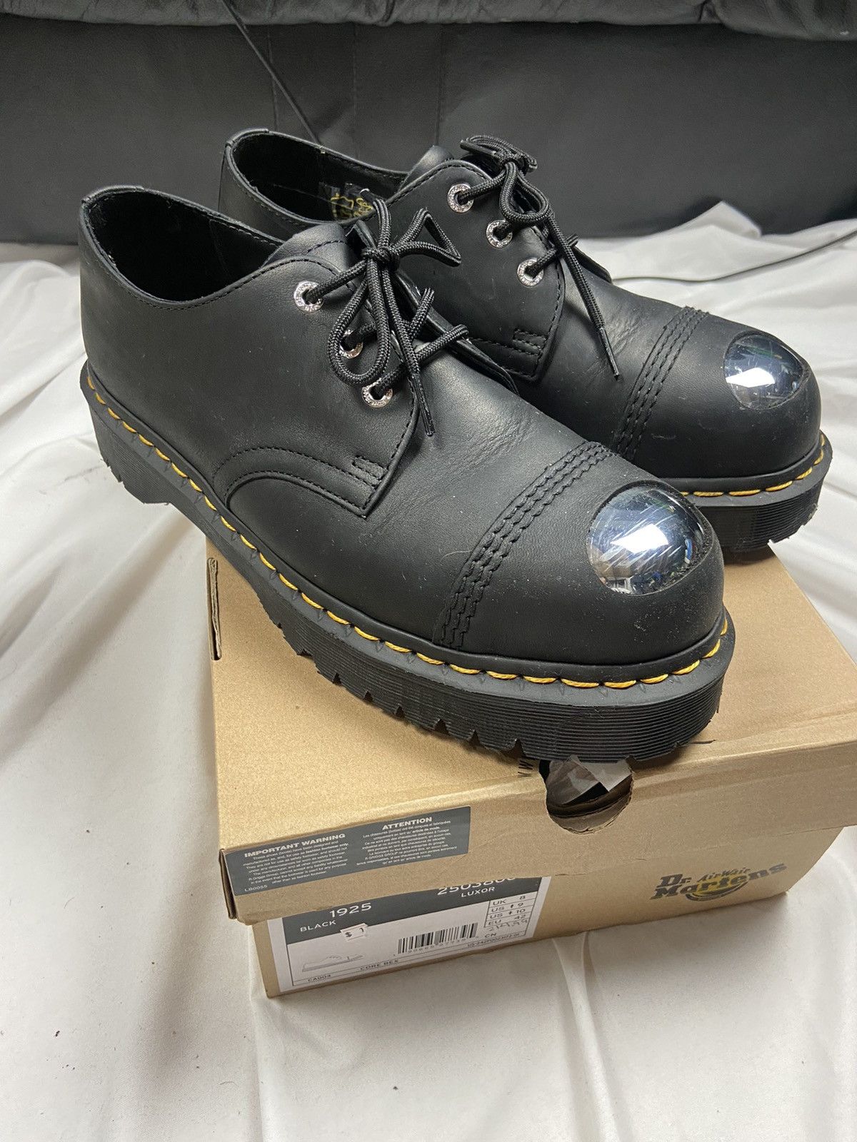 Dr. Martens doc martens 1925 luxor toe cap | Grailed