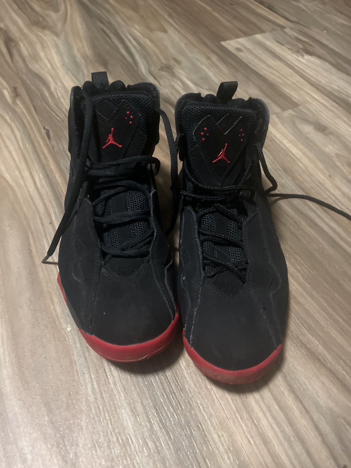 Jordan Brand air jordan retro 7 black and red | Grailed