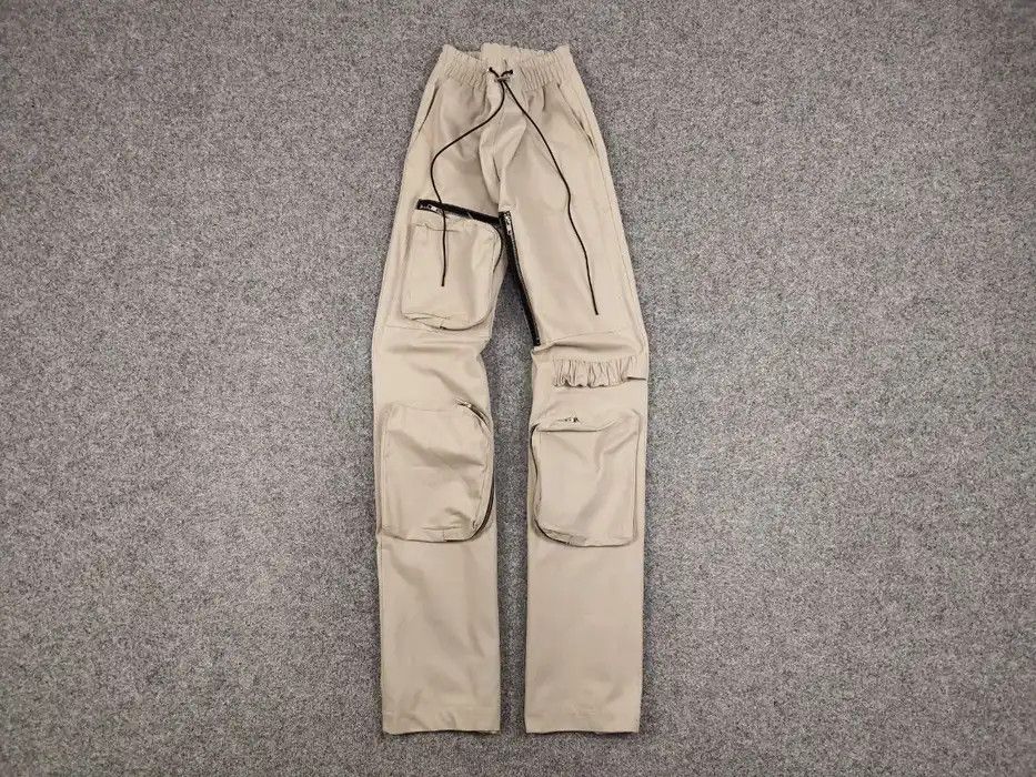 Japanese Brand × Streetwear × Vintage Vintage 90's Japanese Baggy Multi Pocket Zip Cargo Pants ...