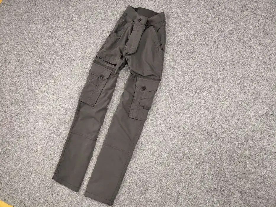 Japanese Brand Vintage 90's Japanese Baggy Multi Pocket Cargo Dark Pants | Grailed