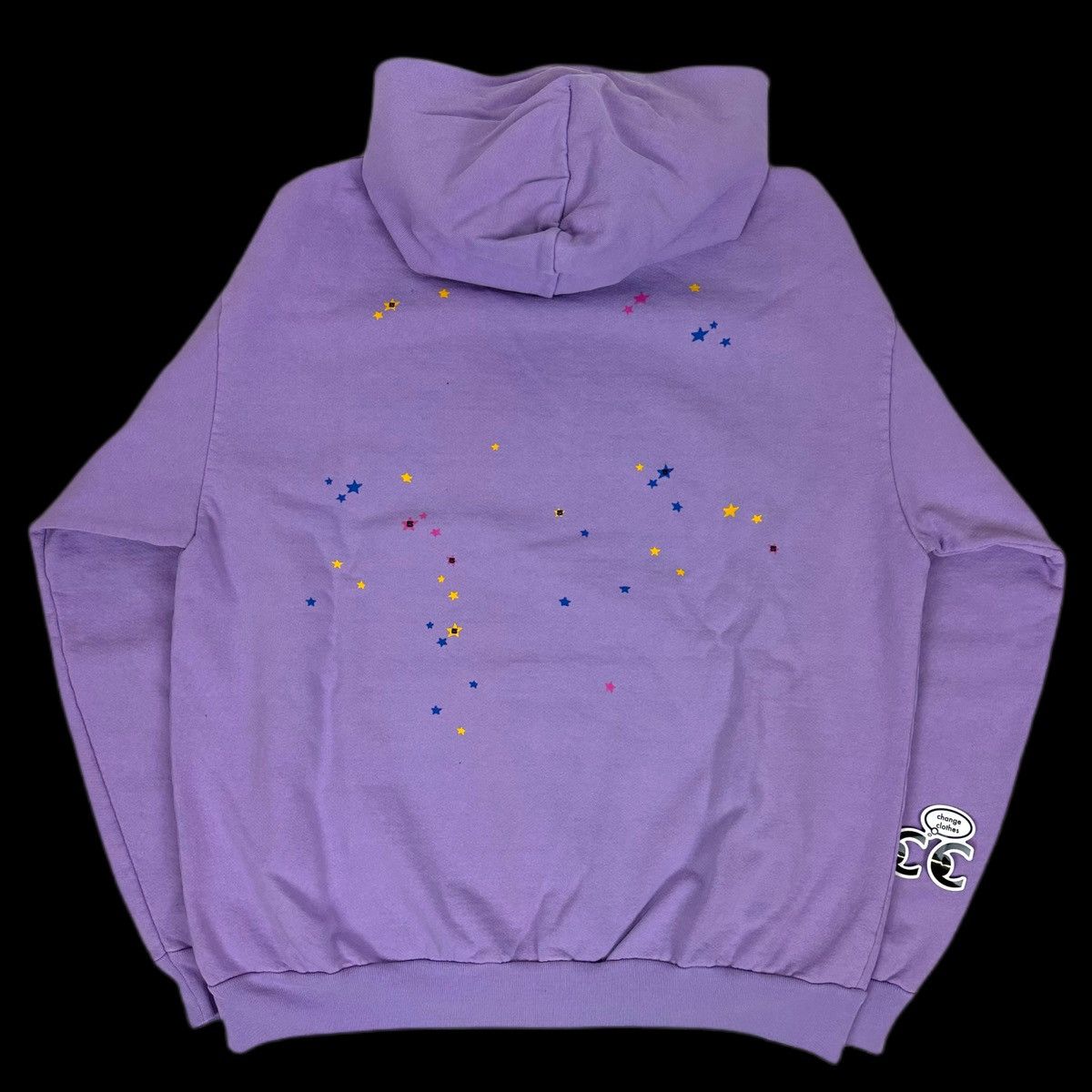 Spider Worldwide spider worldwide açaí sp5der hoodie lavender web punk ...