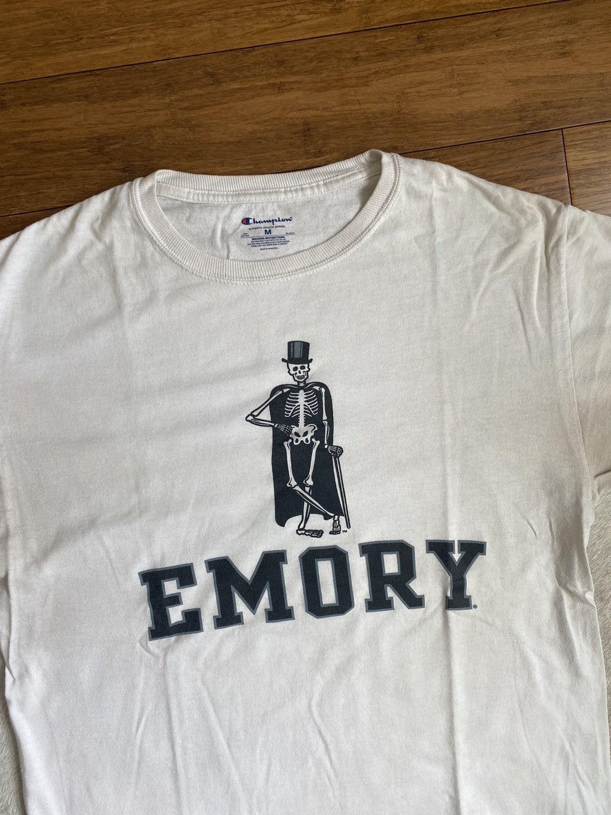 Champion × Vintage Vintage 2000’s Emory university Skeleton champion t ...