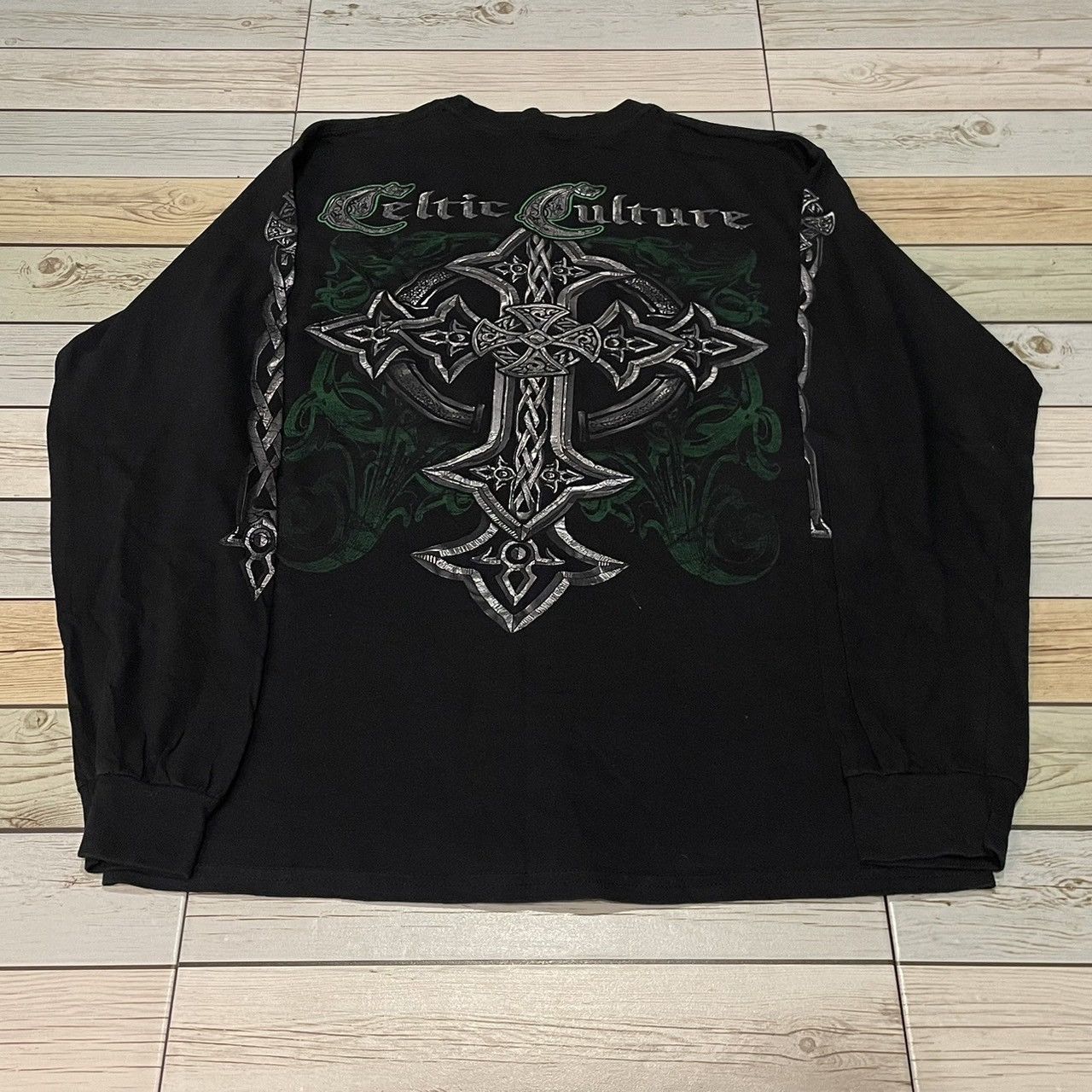 Affliction × Ed Hardy × Streetwear Rare Celtic Culture Cross Y2K ...