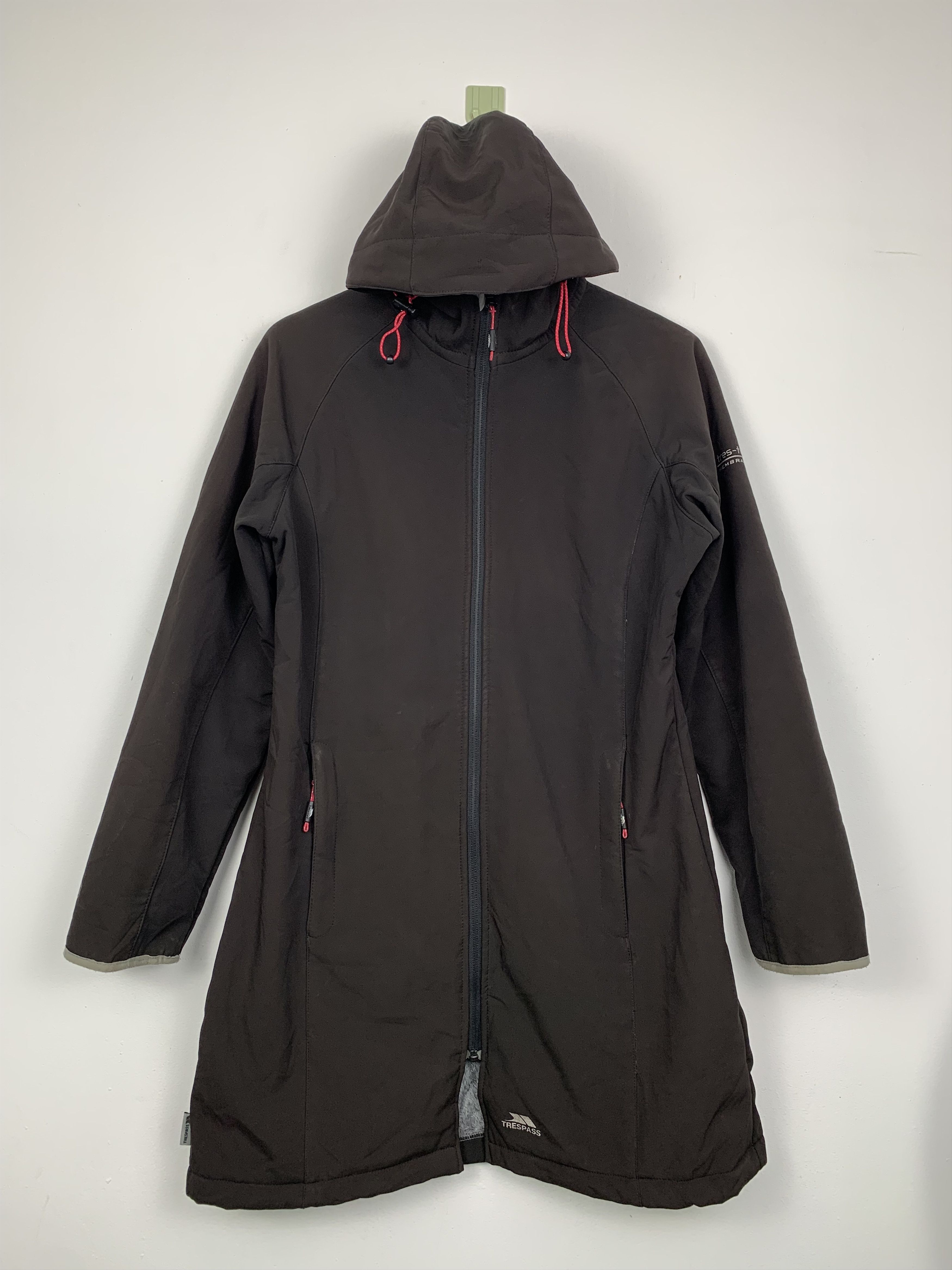 Japanese Brand TRESPASS Windbreaker Sherpa Lining Zip Hoodie Jacket ...
