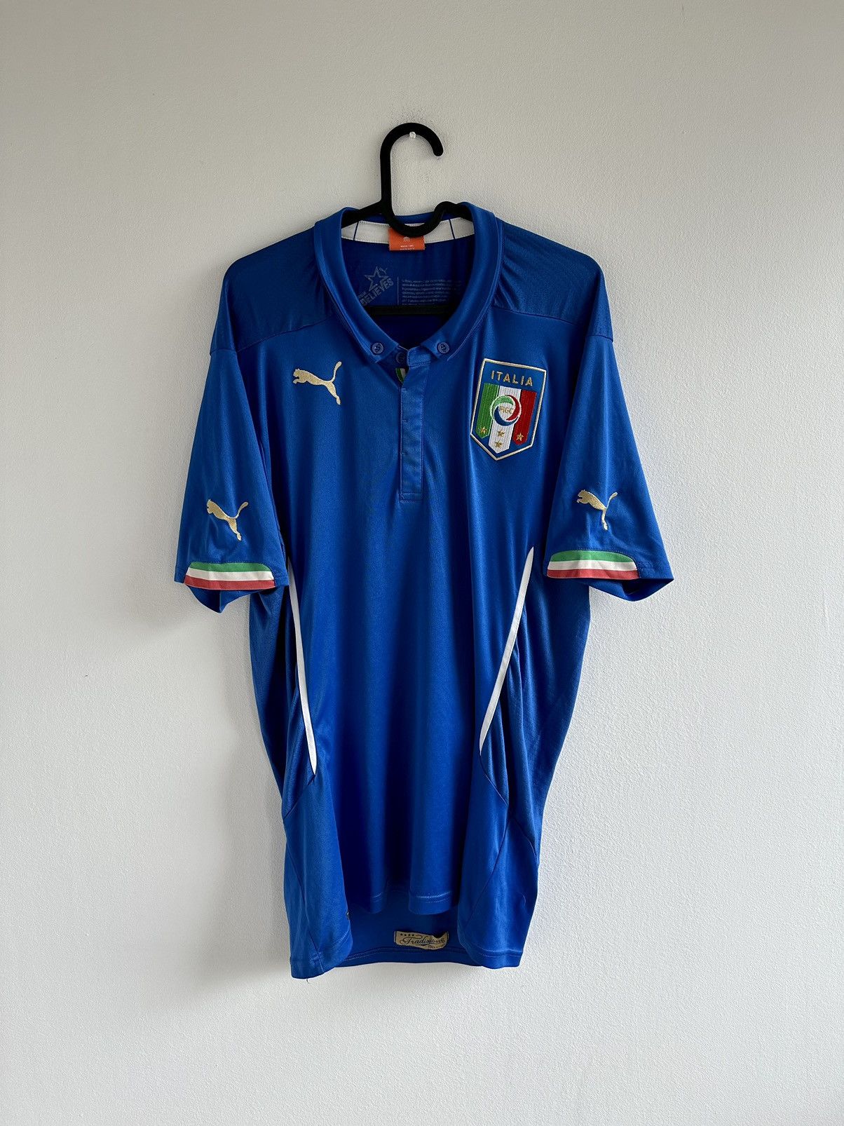 Puma × Soccer Jersey Puma x Italy 2014/2015 Home Jersey T Shirt | Grailed
