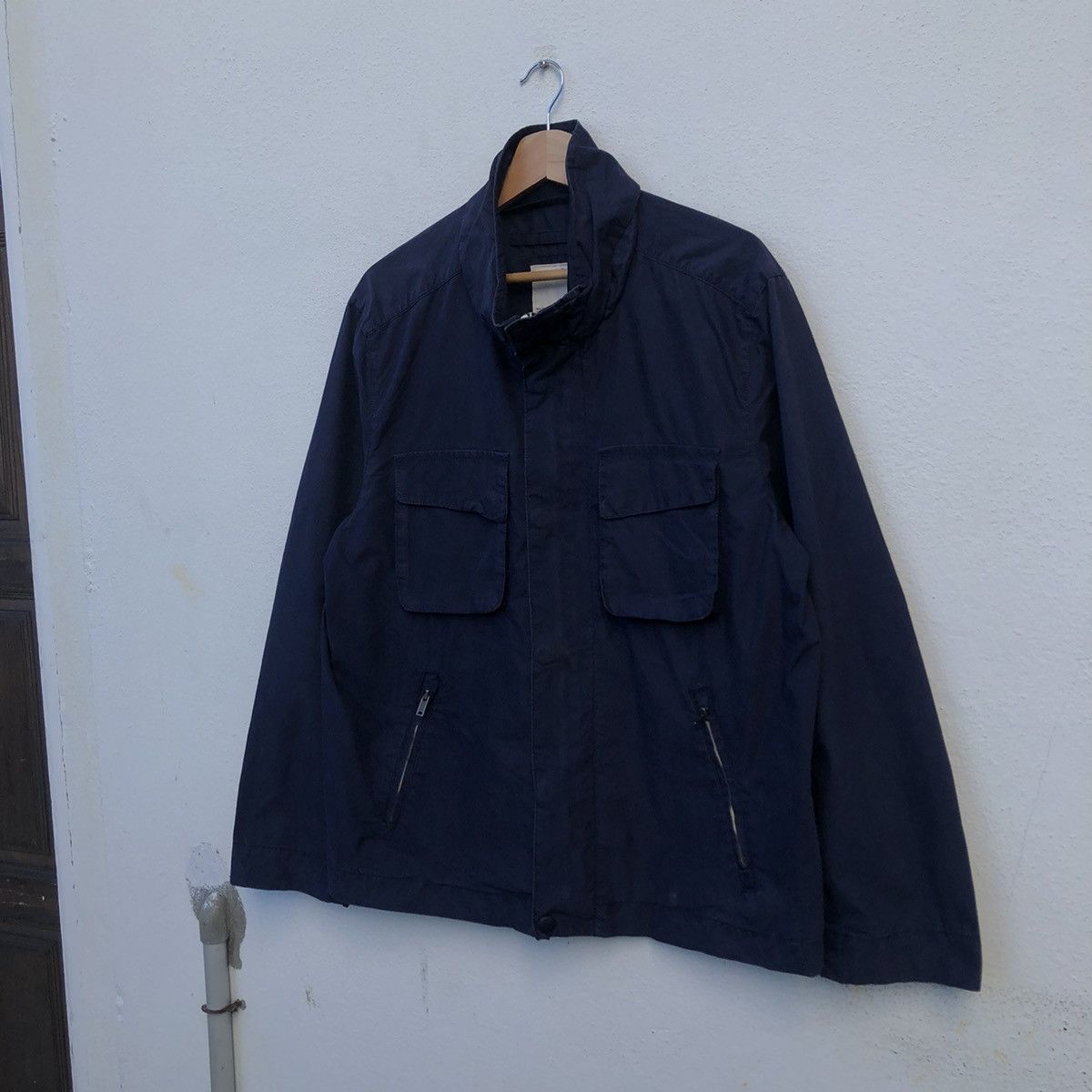 Gap PARACHUTE BONDAGE BIKER JACKET GAP MULTI POCKET | Grailed