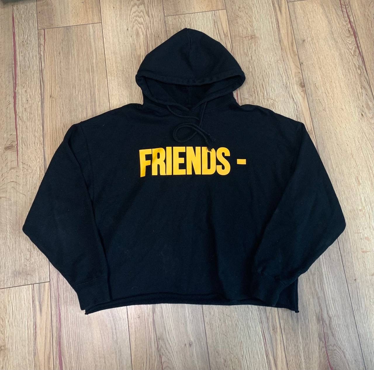 Designer × Vlone RARE Vlone Friends Hoodie Japan Exclusive Yellow Logo ...
